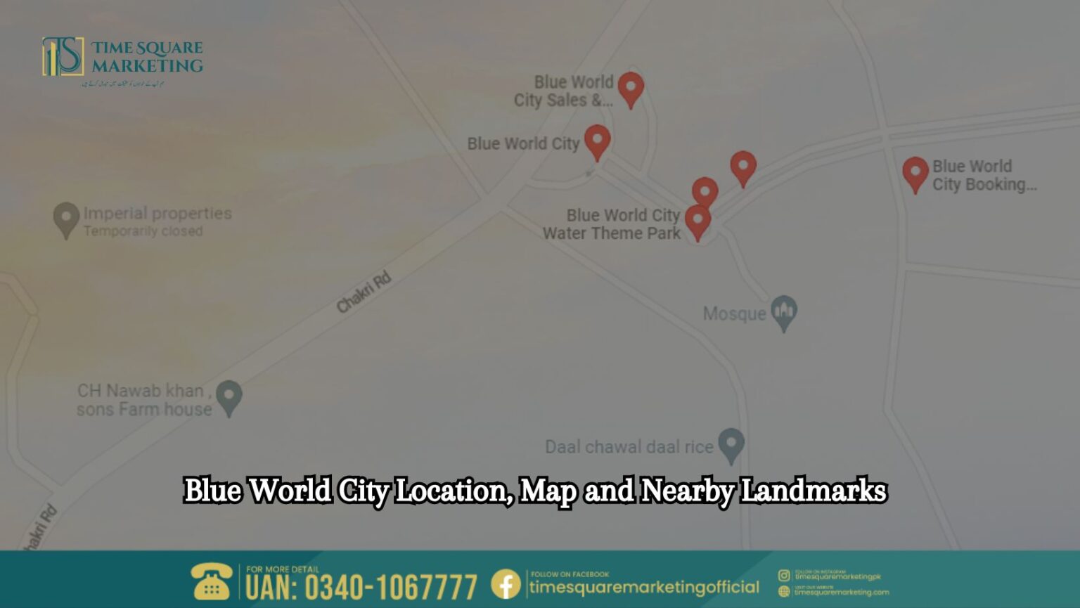 Blue World City Location | Map | Nearby Landmarks